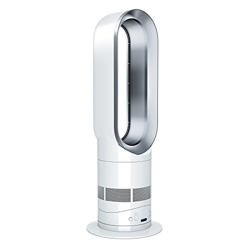 Dyson AM05 Hot + Cool Fan Heater, White/Silver