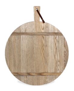 j.k. adams 1761 collection ash cutting/serving board, round, large