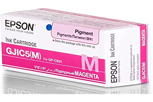 Epson GJIC5 (M) – Ink Cartridge for Printers (Magenta, 32.5 ml, GP-C831)