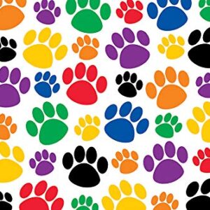 Teacher Created Resources Colorful Paw Prints Postcard (4799), Multi