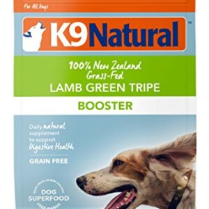 Freeze Dried Dog Food Booster By K9 Natural - Perfect Grain Free, Healthy, Hypoallergenic Limited Ingredients For All Dogs - Raw, Freeze Dried Mixer - 100% Green Tripe Nutrition For Dogs - 7Oz Pack