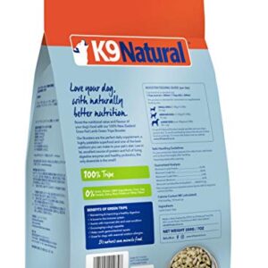 Freeze Dried Dog Food Booster By K9 Natural - Perfect Grain Free, Healthy, Hypoallergenic Limited Ingredients For All Dogs - Raw, Freeze Dried Mixer - 100% Green Tripe Nutrition For Dogs - 7Oz Pack