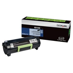 lexmark 60f1x0e (601xe) extra high yield toner cartridge, black