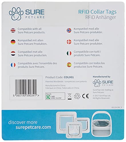 Sure Petcare - SureFlap - SureFeed Pack of Two SureFlap RFID Collar Tags