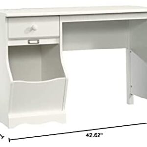 Sauder Pogo Desk, Soft White finish