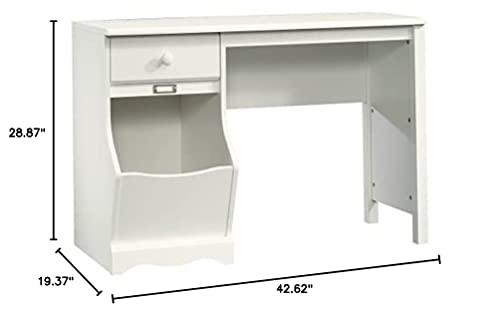 Sauder Pogo Desk, Soft White finish