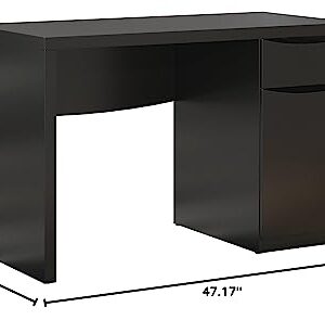 Bush Furniture Montrese Small Computer Desk in Classic Black