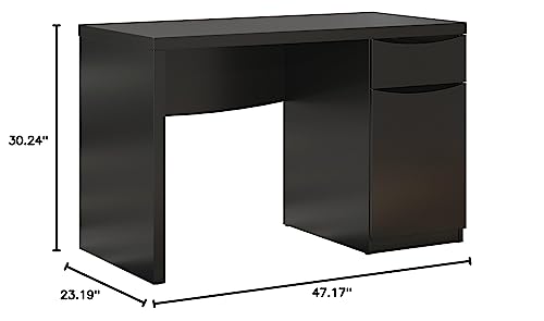 Bush Furniture Montrese Small Computer Desk in Classic Black