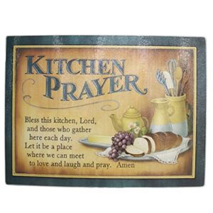 "abbey gift abbey press 15.63"" x 11.75"" kitchen prayer cutting board", multicolor