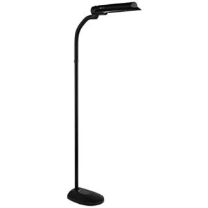 ottlite 18w wingshade adjustable floor lamp for crafts, tasks, office, living room, sewings and arts