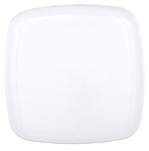 white square platter, 14"