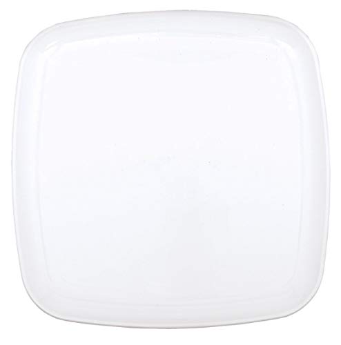 White Square Platter, 14"