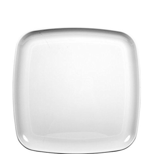 White Square Platter, 14"