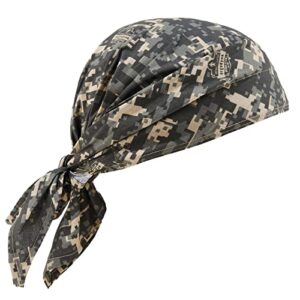 ergodyne - 12582 chill-its 6710ct evaporative cooling dew rag, camo