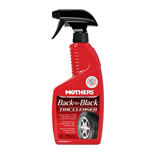 Mothers 09324 Back-to-Black Tire Cleaner, 24 fl. oz.