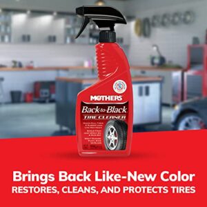 Mothers 09324 Back-to-Black Tire Cleaner, 24 fl. oz.