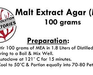 Malt Extract Agar (MEA) Dehydrated, 100 grams