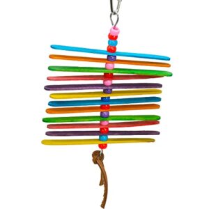 Bonka Bird Toys 868 Mini Stick Natural Chew Colorful Parrot Parrotlet Cockatiel Cockatoo Budgie