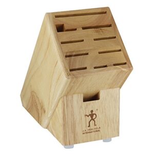 henckels hardwood knife block, knife storage, 11-slot