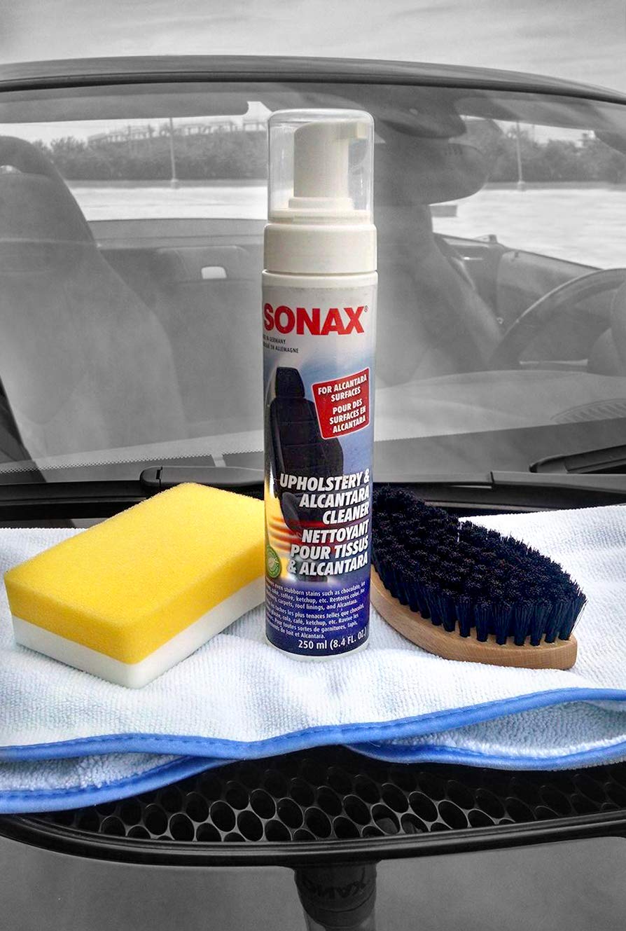 Sonax (206141) Upholstery and Alcantara Cleaner - 8.45 fl. oz., 250 Milliliter