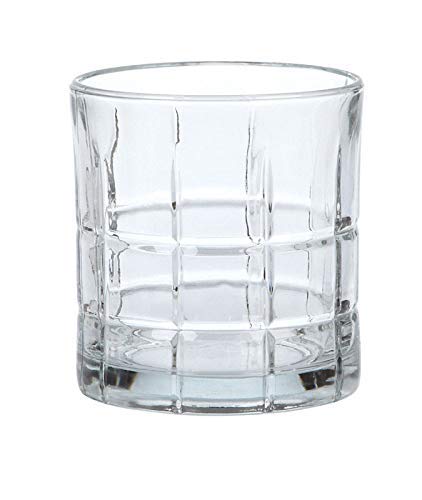 Anchor Hocking Manchester Rocks Old Fashioned Whiskey Glasses, 10.5 oz (Set of 4) -