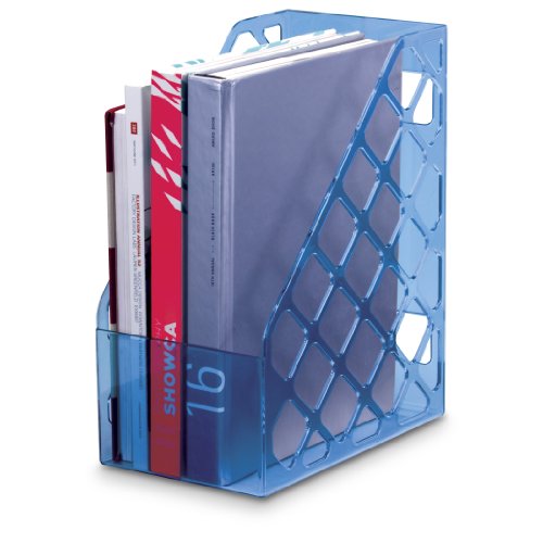 Officemate Blue Glacier Large Magazine File