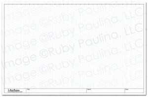 11x17 isometric grid pad, white (579680)