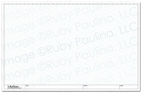 11x17 Isometric Grid Pad, White (579680)