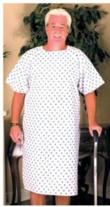 pack of 4 hospital gown - medical gown