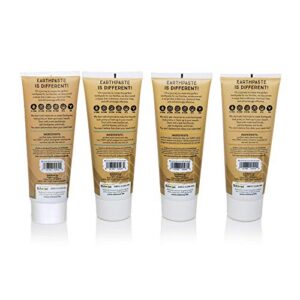 REDMOND Earthpaste All Natural Non-Fluoride Vegan Non GMO Real Ingredients Toothpaste (Variety Pack (Lemon, Wintergreen, Cinnamon, Pep)), 4 Ounce (Pack of 4)