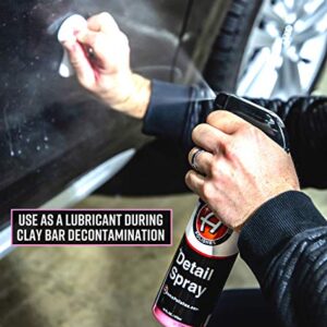 Adam's Detail Spray - Quick Waterless Detailer Spray For Car Detailing | Polisher Clay Bar & Car Wax Boosting Tech | Add Shine Gloss Depth Paint | Car Wash Kit & Dust Remover (Collection)