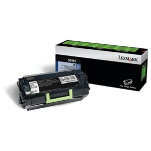 lexmark 501ue ( 50f1u0e) ultra high yield toner cartridge for ms510, ms610, 20k page yield, black