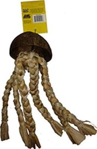 a&e cage company hb46664 java wood jelly fish assorted bird toy, 15 by 4"