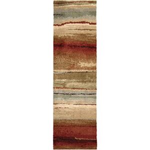 Orian Rugs Wild Weave Dusk to Dawn Runner Rug, 2'3" x 8', Multicolor