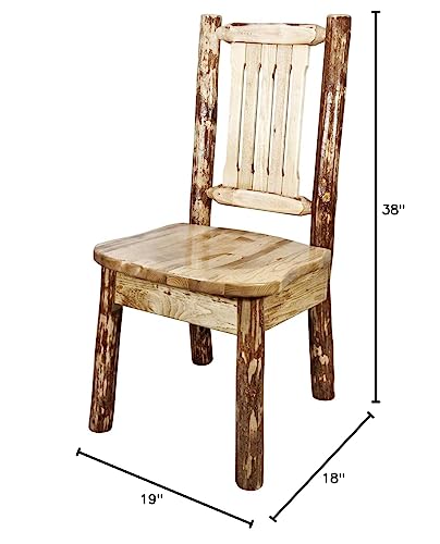 Montana Woodworks Log Furniture - Dining Chair - Glacier Country Collection