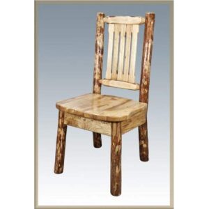 Montana Woodworks Log Furniture - Dining Chair - Glacier Country Collection