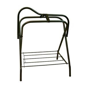 intrepid international folding saddle stand, black