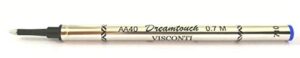 visconti refills ceramic 0.7mm blue rollerball pen - v-a4017