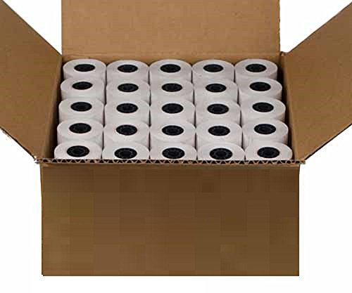 2-1/4 x 55' 1-Ply Thermal Paper 50 Rolls BPA Free Nurit 8000 8010 FD400