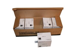 5 wholesale widgets brand hq40 black duplicator ink cartridges, compatible with ricoh hq-40 richq40c