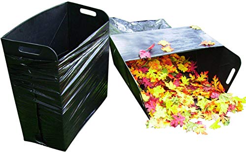 Bag Butler® Lawn and Leaf Trash Bag Holder Holds 30-42 Gallon Bags Open For Easy Filling. No Assembly Required. Made in U.S.A.