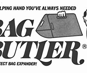 Bag Butler® Lawn and Leaf Trash Bag Holder Holds 30-42 Gallon Bags Open For Easy Filling. No Assembly Required. Made in U.S.A.