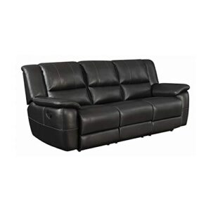 lee pillow arm motion sofa black