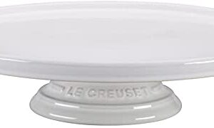 Le Creuset White Stoneware Cake Stand