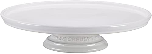 Le Creuset White Stoneware Cake Stand