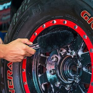 Chemical Guys Acc_B01 Gerbil Wheel and Rim Brush (Safe for Exhaust, Tires, Rims, Engine Bays, & More)