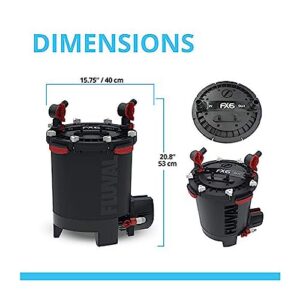 Fluval FX6 High Performance Aquarium Filter, Canister Filter for Aquariums up to 400 Gal.