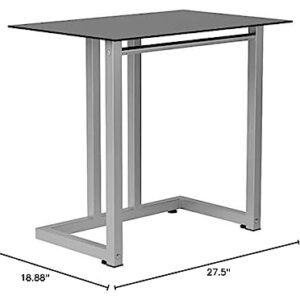 Flash Furniture Black Tempered Glass Computer Desk