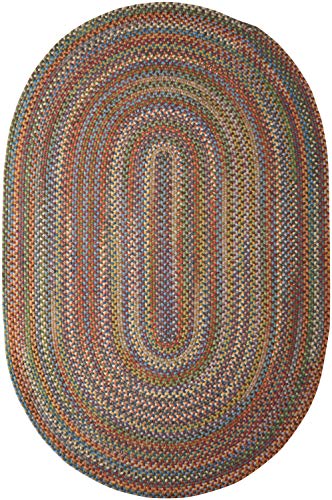 Colonial Mills Rustica Braided Rug, 2 by 3-Feet, Classic/Multicolor