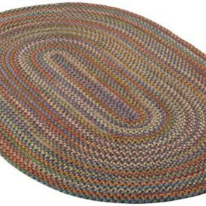 Colonial Mills Rustica Braided Rug, 2 by 3-Feet, Classic/Multicolor